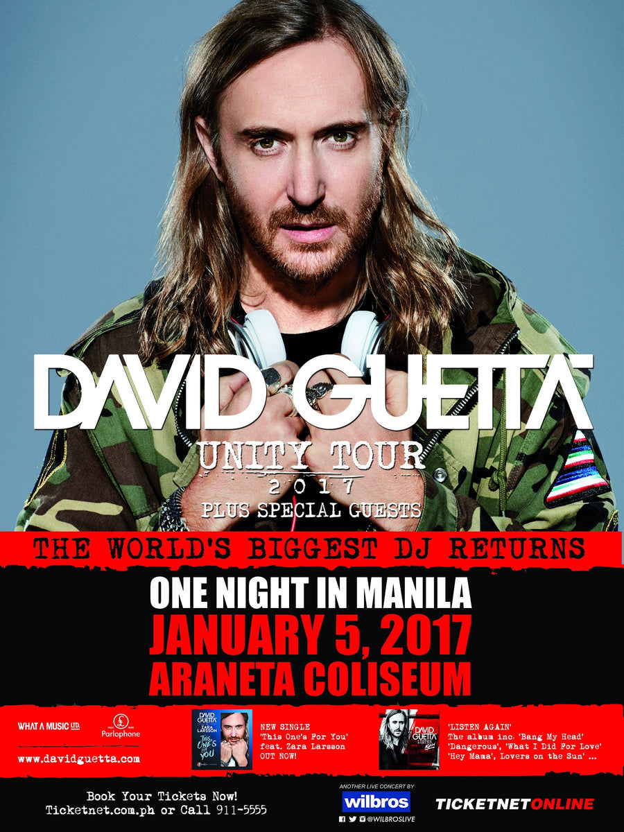 Vintage Music Art The - David Guetta One Night In Manila 0708 – The ...