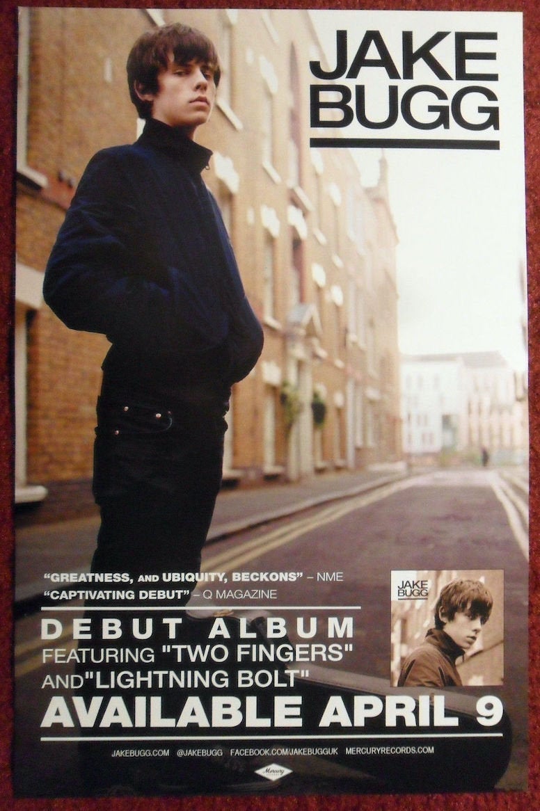 Vintage Music Art - Jake Bugg 0864 – The Vintage Music Poster Shop